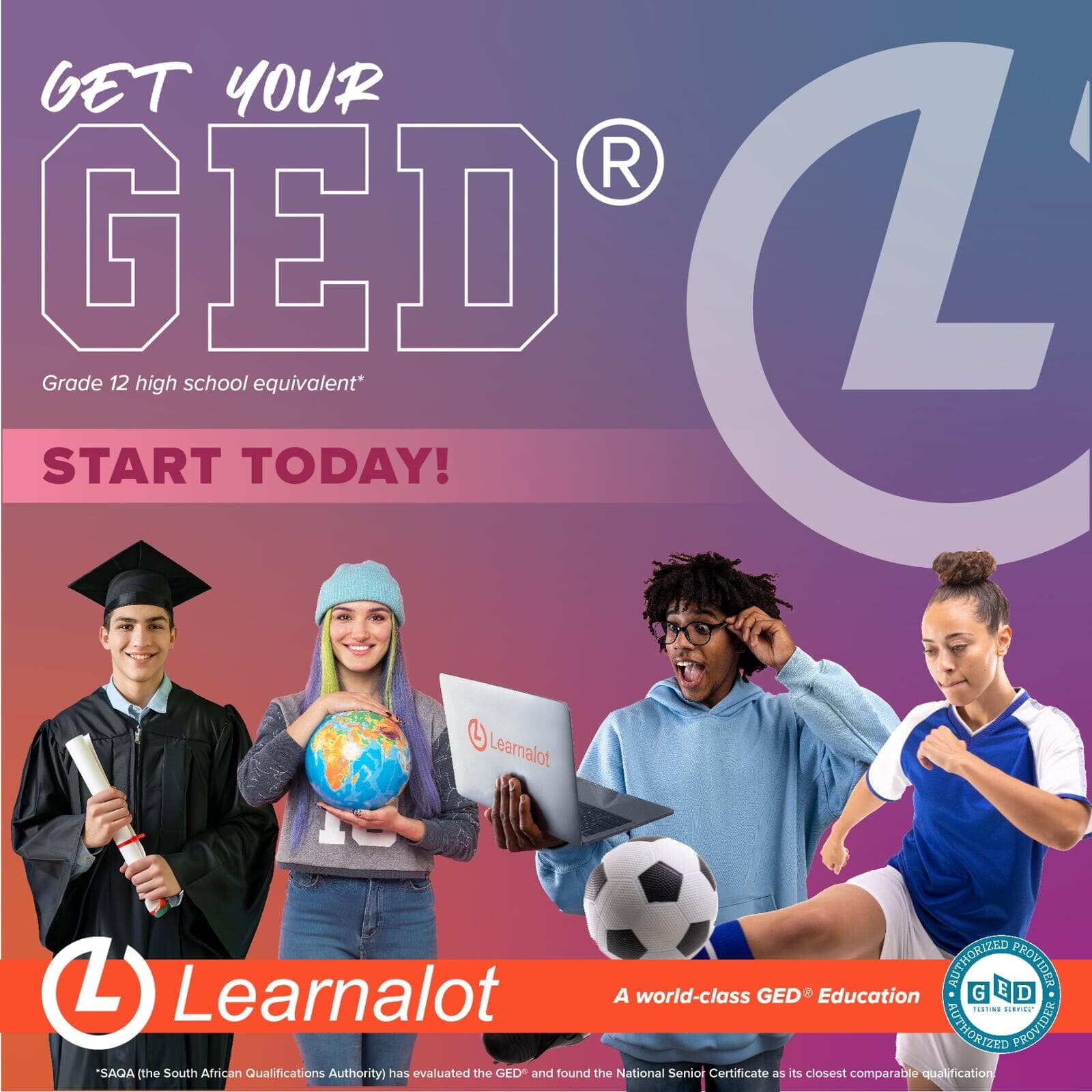 Online GED South Africa - Grade 12 Equivalent by Learnalot